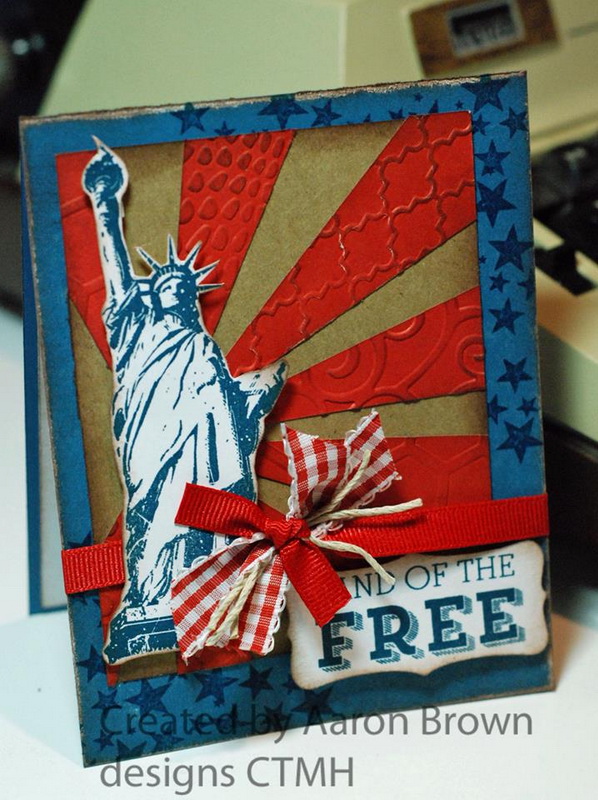 PINK PAPER COTTAGE: SOME PATRIOTIC CARDS.