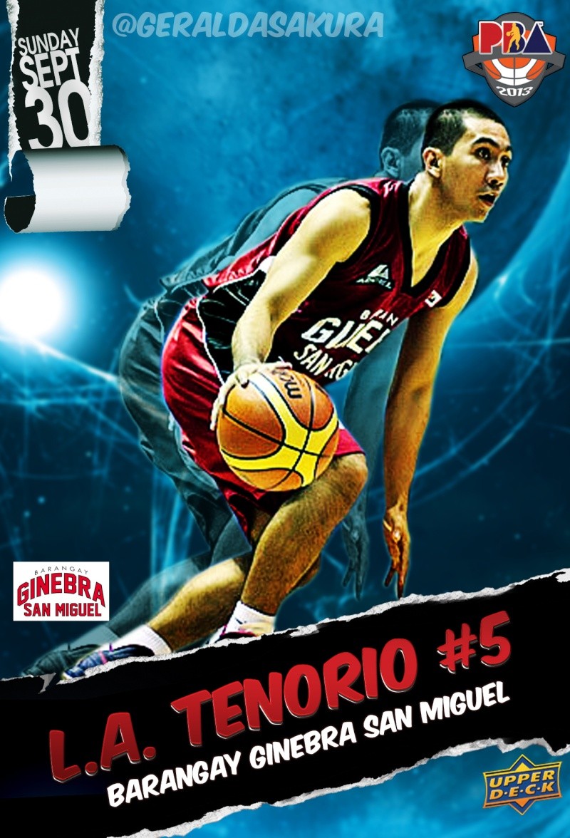 Mico Halili: PBA Fan Art - Ginebra Edition.