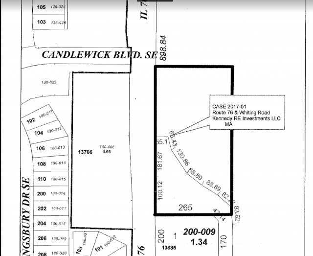 THE CANDLEWICK VIEW: Zoning change request for across from Candlewick