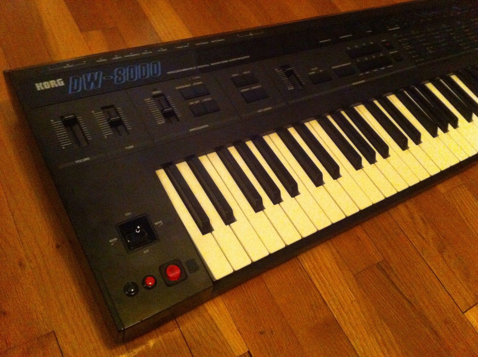 MATRIXSYNTH: Modded Korg DW8000 Analog Synthesizer w/ Musitronics Angel ...