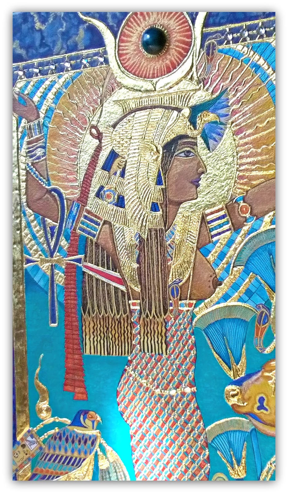 Icons of Kemet: Photo Essay: A Goddess, From Start to Finish