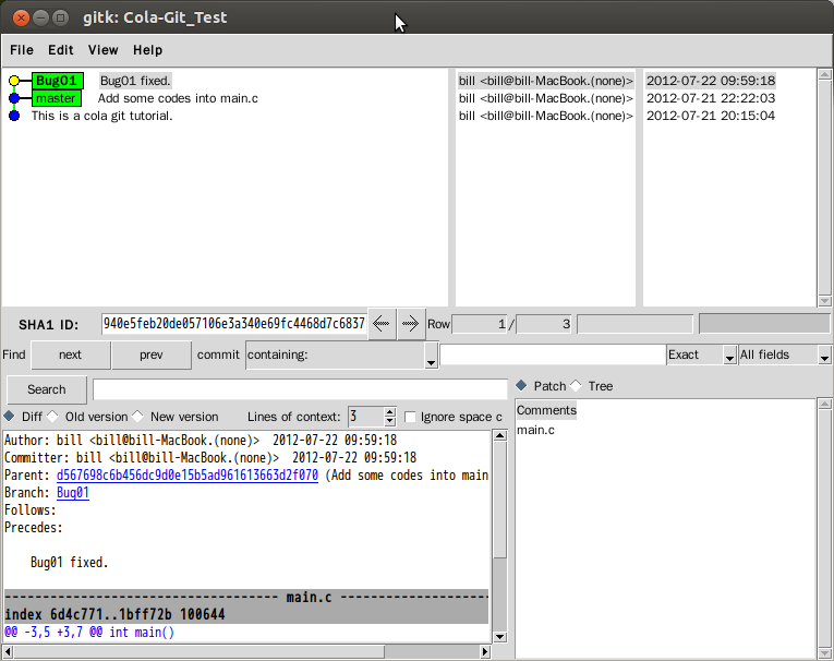 圖解 Git 版本控制: Cola Git GUI (1)