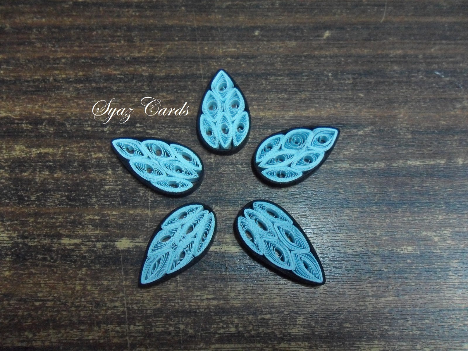 Syaz Cards: Termitaria flower tutorial