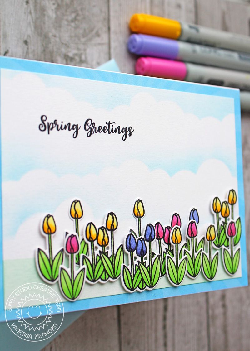 Sunny Studio: Spring Greetings Cards with Vanessa and Anja