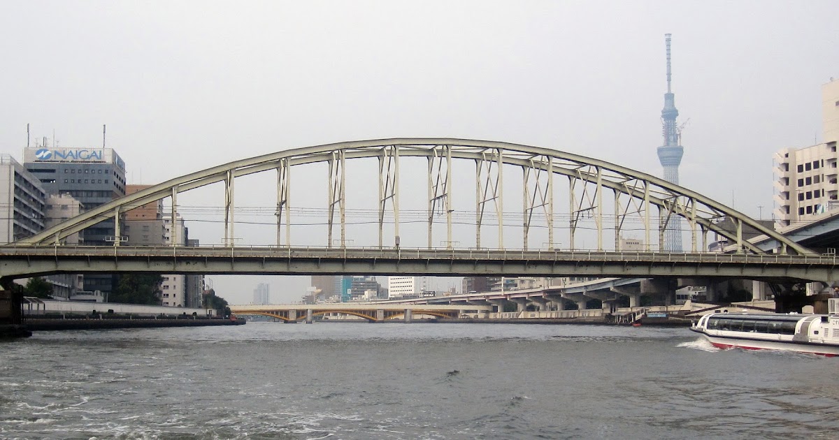 Bridge of the Week: Tokyo, Japan's Bridges: Sobu Rail Line across the ...