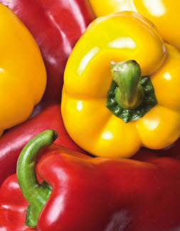 Receta de Pimientos asados con miel y almendras - Disfruta & Verdura