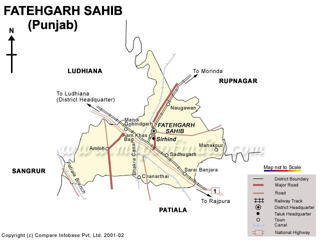 INDIAN TOURIST PLACE: Tourism PUNJAB MAP