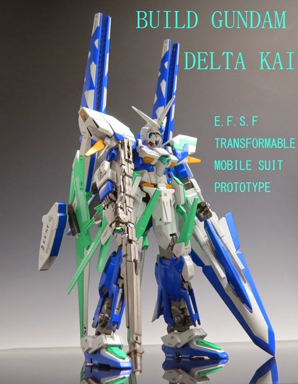 Custom Build: HGUC 1/144 Gundam Delta Kai "Build Gundam Delta Kai"