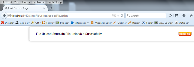 Java / Struts - File Upload (csv as zip) , Save , Unzip & Rename | Day2Day Findings