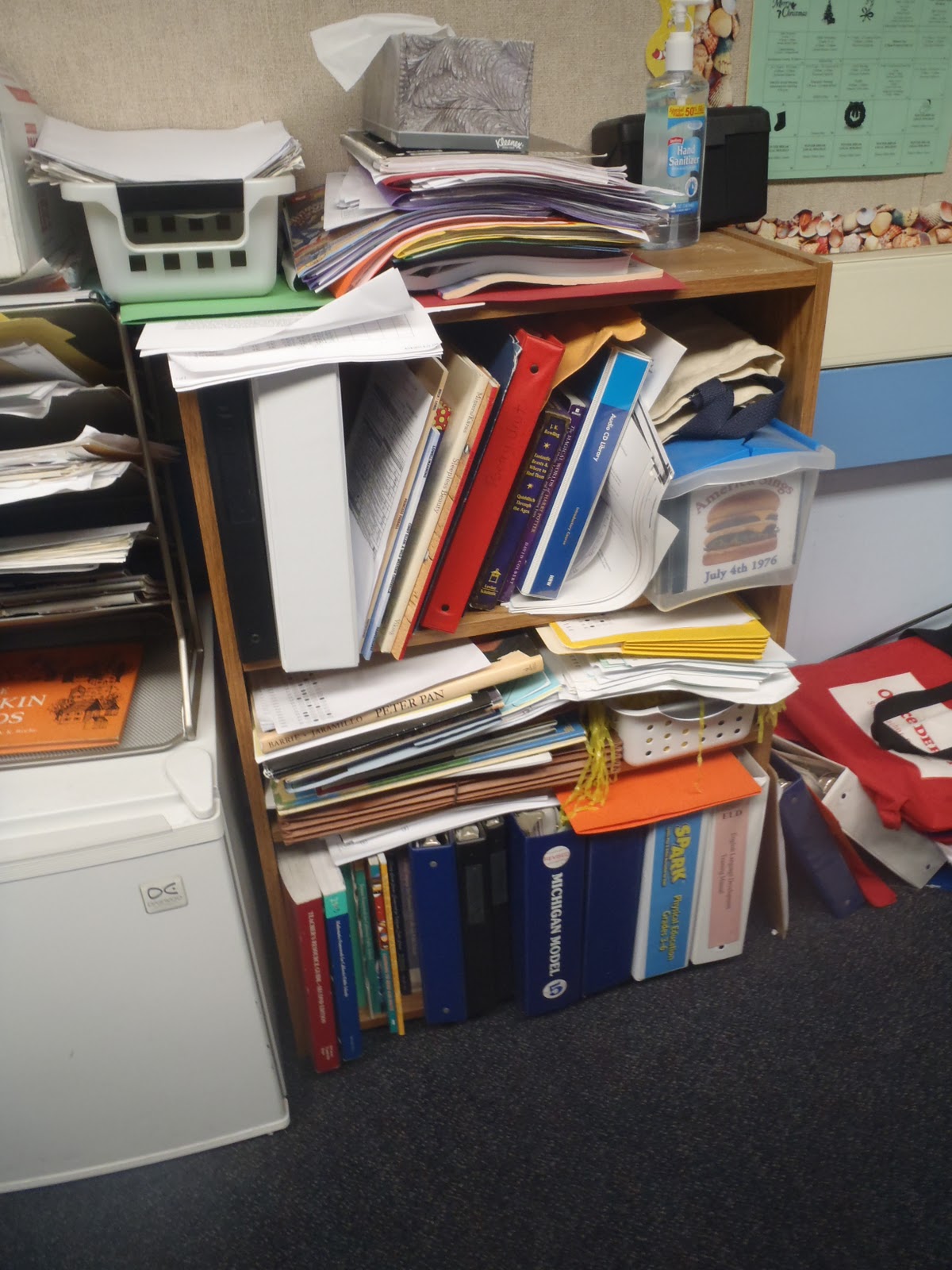 When I Grow Up: Clutter-Free Classroom - Challenge #1 (The Before Photos)