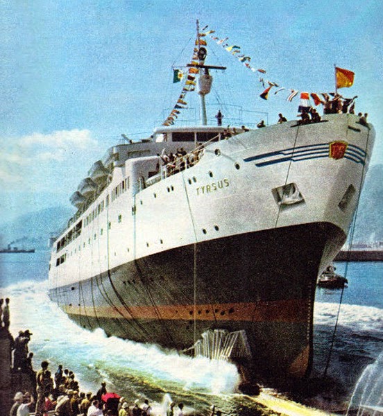 transpress nz: Italian ferry ship 'Tyrsus'