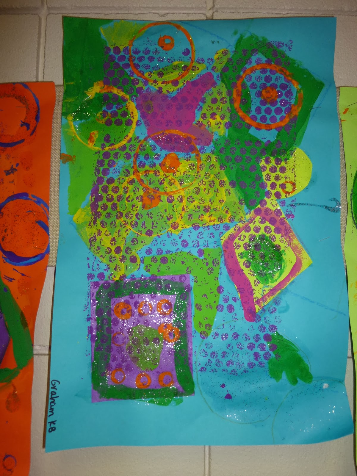 Mrs. Werner's Art Room: Kinder Abstract Art