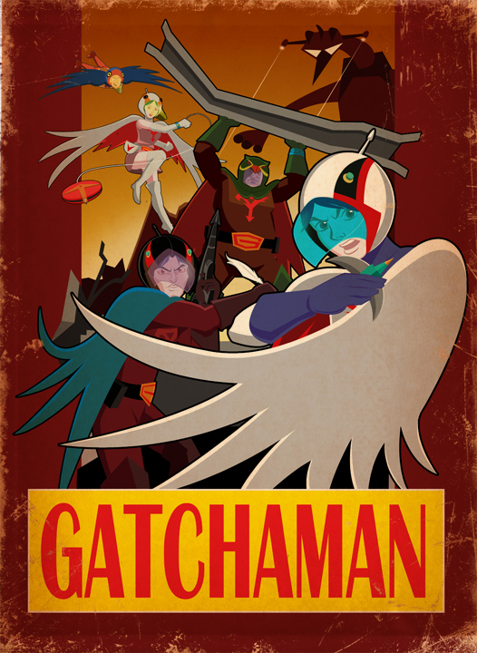 Dave Song's Illustrations: Go Science Ninja Team Gatchaman!