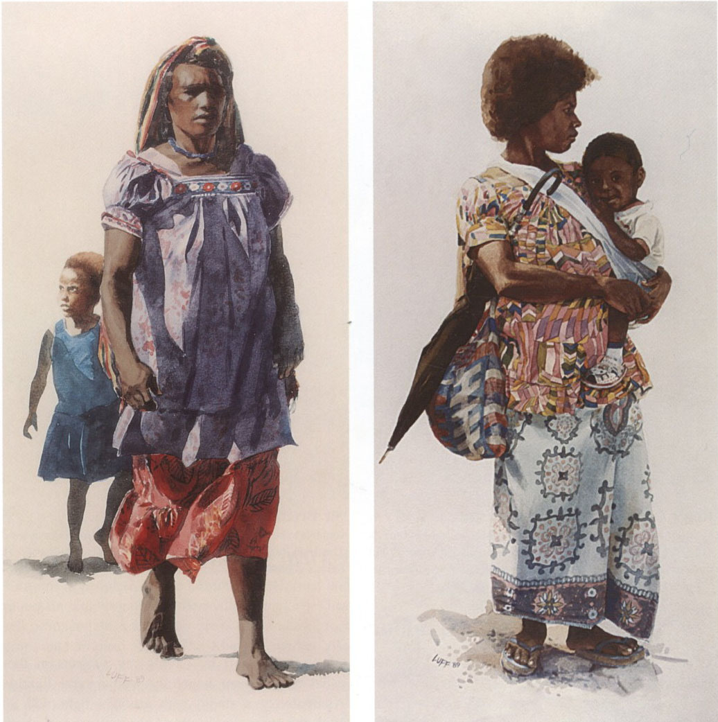 Yumi Stori: Luff’s watercolours capture PNG in the 80s
