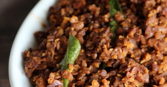 Erivum Puliyum: Muthira Thoran(Kerala Style) | Horse Gram Stir Fry