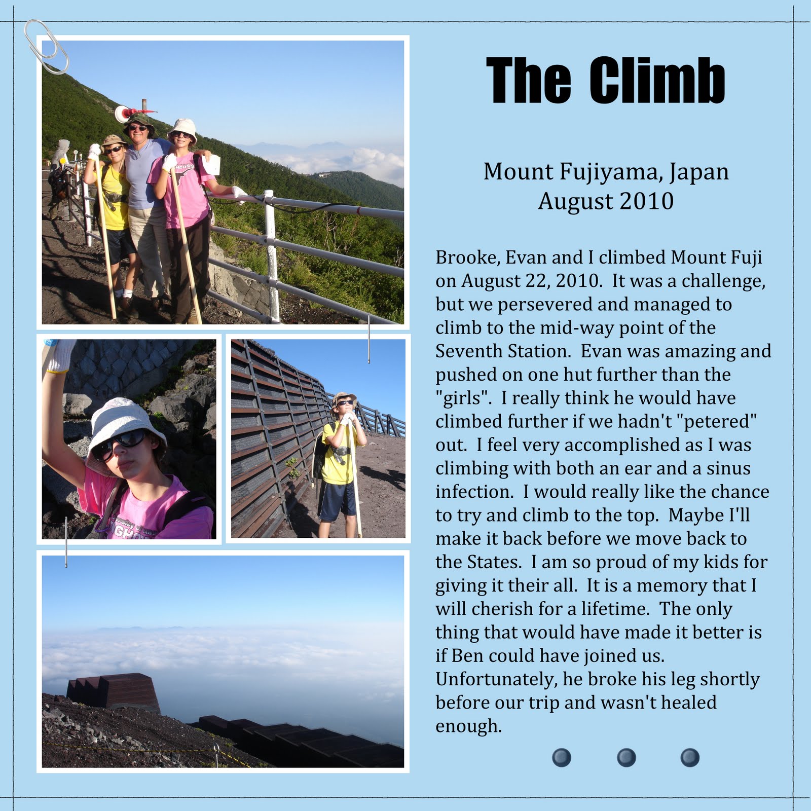 Wanna Be Creative: Finished Mount Fuji Layout