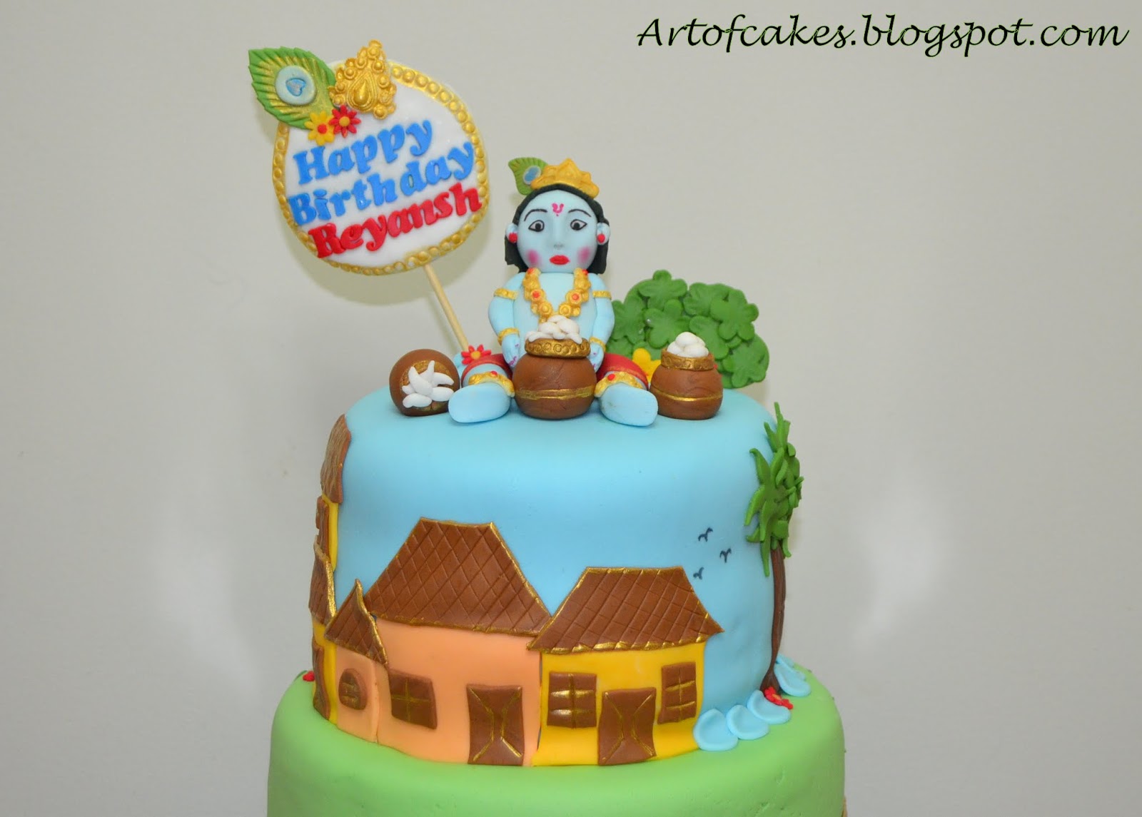 Art Of Cakes: Krishna theme Cake
