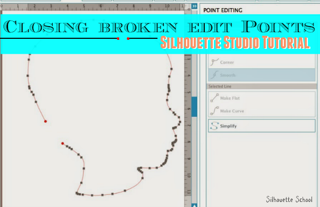 Connecting Edit Points/Closing a Shape in Silhouette Studio ...