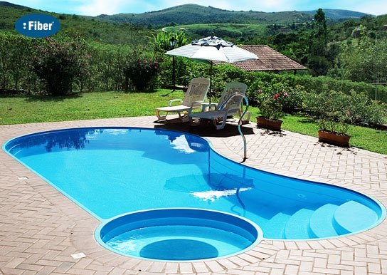 Blog - Piscinas de Fibra: Piscina com Spa Hidromassagem