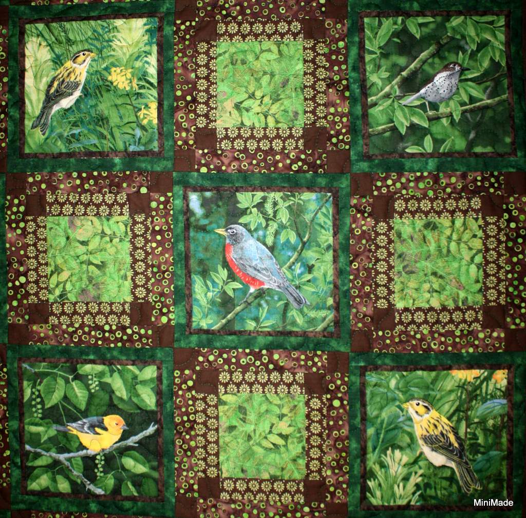 Miriam's Sewing Studio: Bird Song Quilt