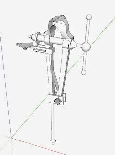 Persimmon Forge: Professional Blacksmithing: Post Vise Diagram