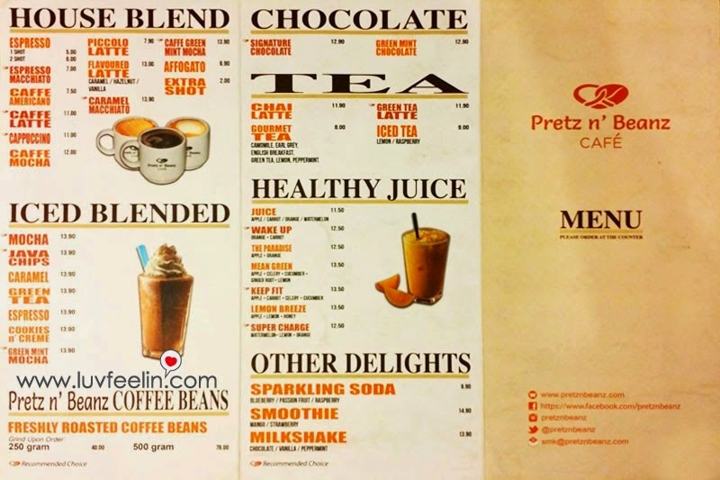 Follow Me To Eat La - Malaysian Food Blog: Pretz n' Beanz Cafe ...