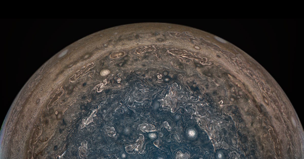 daily timewaster: Jupiter's south pole photographed by the Juno ...