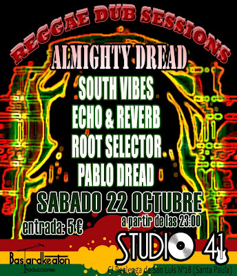 MEMORY BLOG: REGGAE DUB SESSIONS en STUDIO41