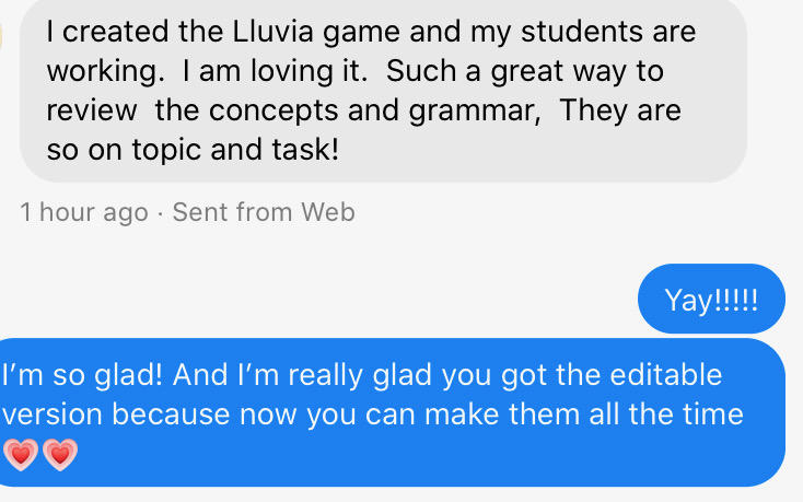 The Engaged Spanish Classroom: La Lluvia Writing Activity Tutorial