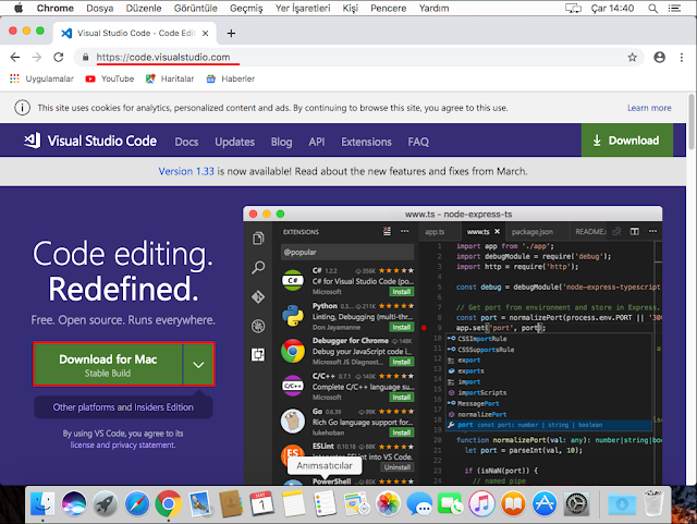 VsCode Kurulumu - MacOS - Mustafa Sabri OĞUZ