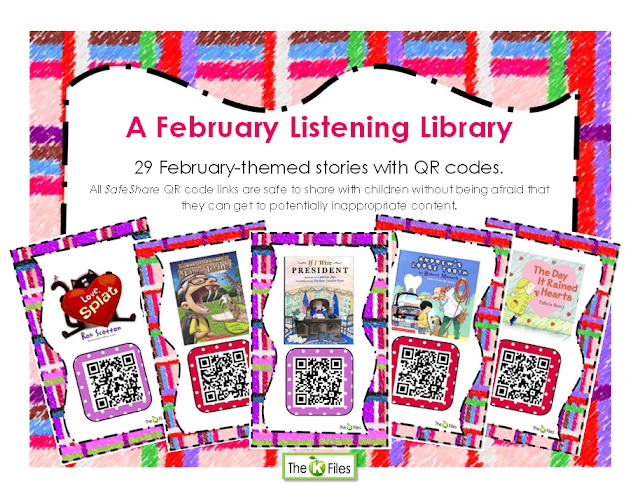 The K Files: February Listening Center with QR Codes