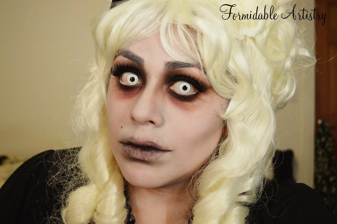FormidableArtistry: Halloween Makeup: Victorian Ghost Bride