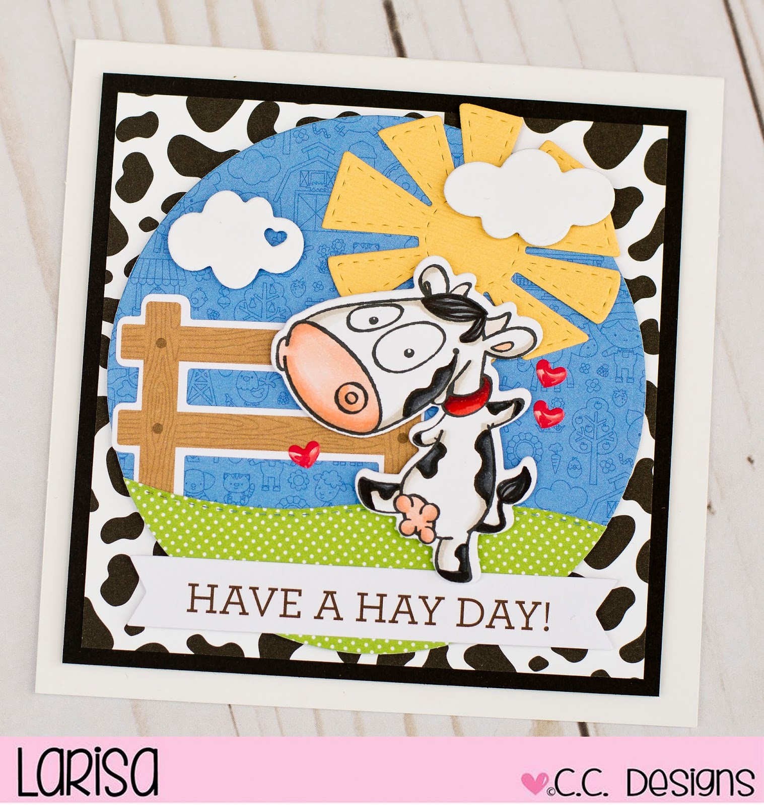 Scrappychic17's Crafty Corner: CC Designs Hello Goodbye Cow