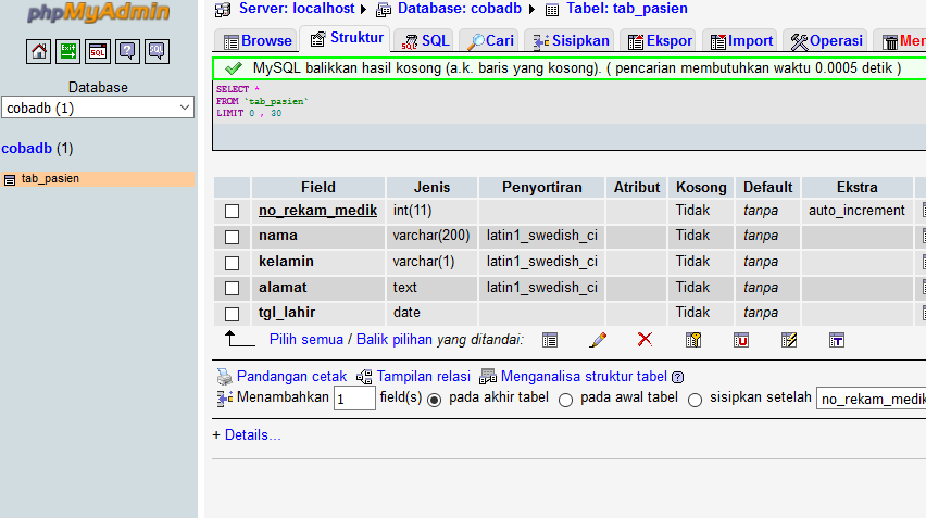 Cara Mengisi Data di PHPMyAdmin - Basis Digital