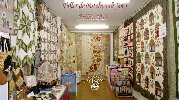 Patchwork Soco: Fotos V Exposición del Taller de Soco: Patchwork A MANO