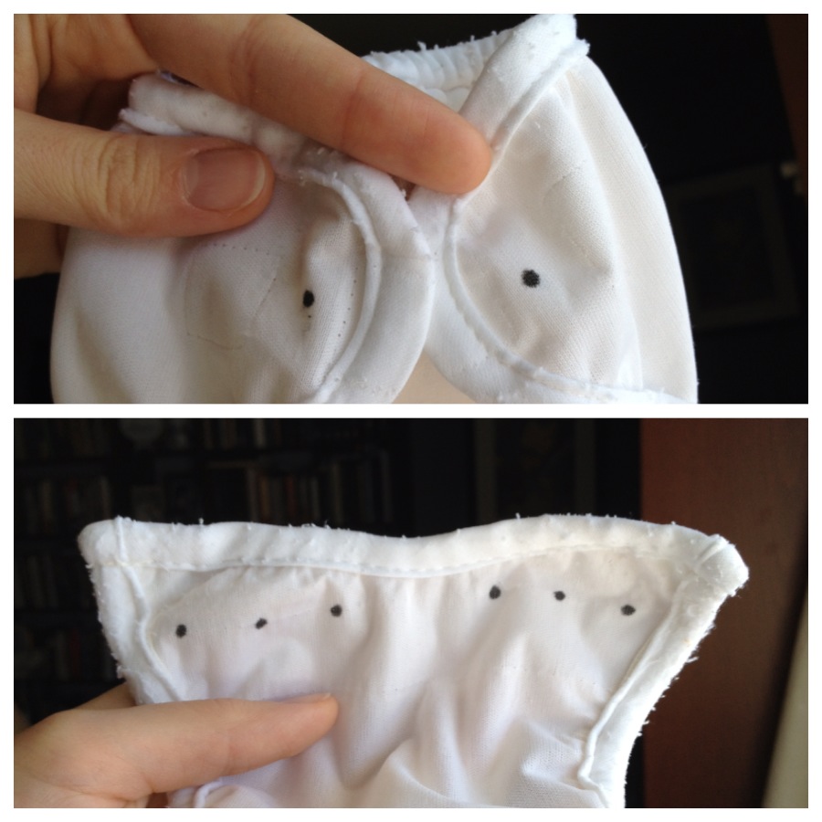 A Little Dancer: Cloth Diaper Makeover: Velcro to Snaps Tutorial