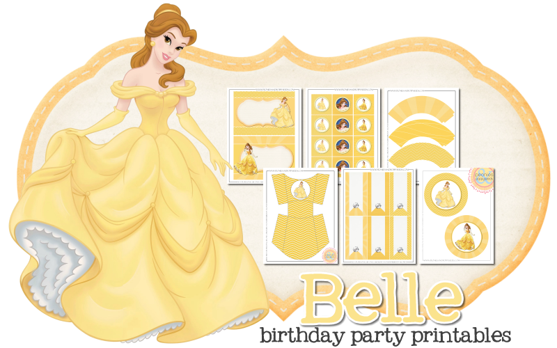 Belle Free Printable Kit. - Oh My Fiesta! in english