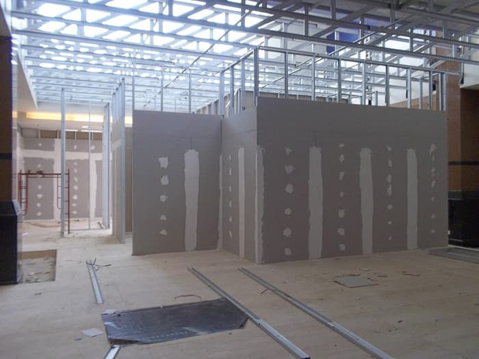 Pemasangan Partisi Dinding Gypsum