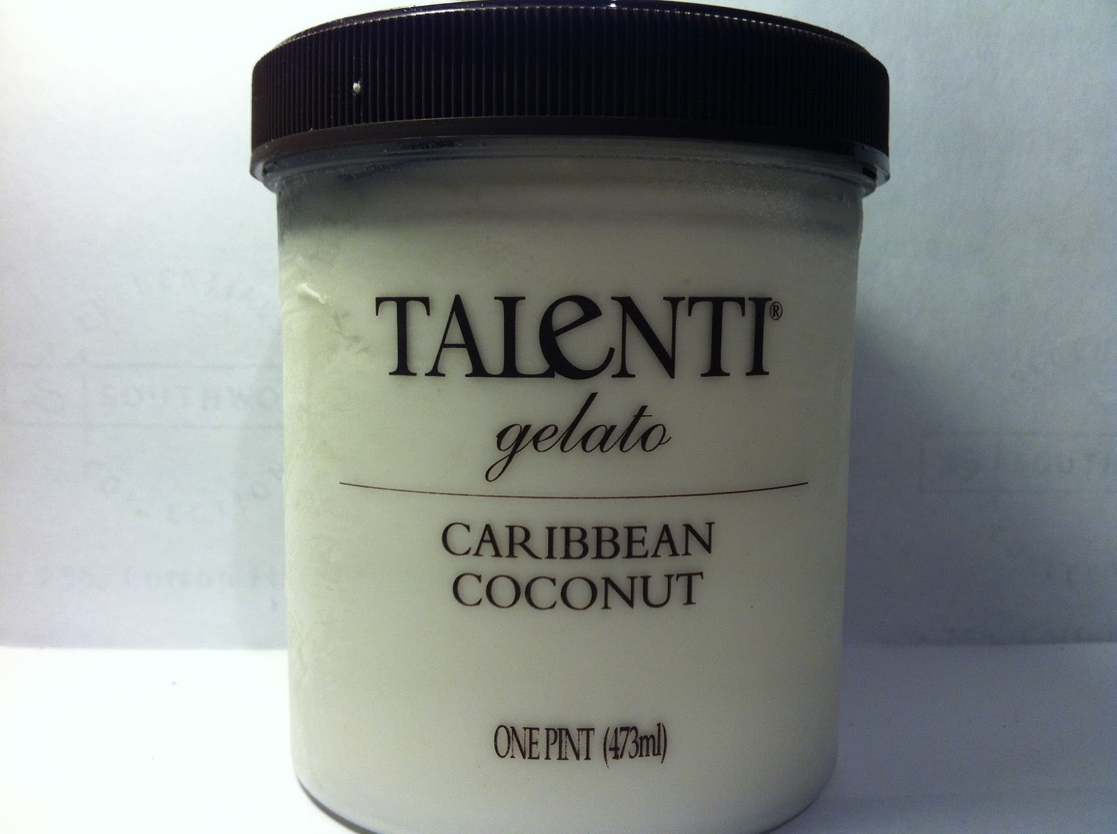 Crazy Food Dude: Review: Talenti Caribbean Coconut Gelato