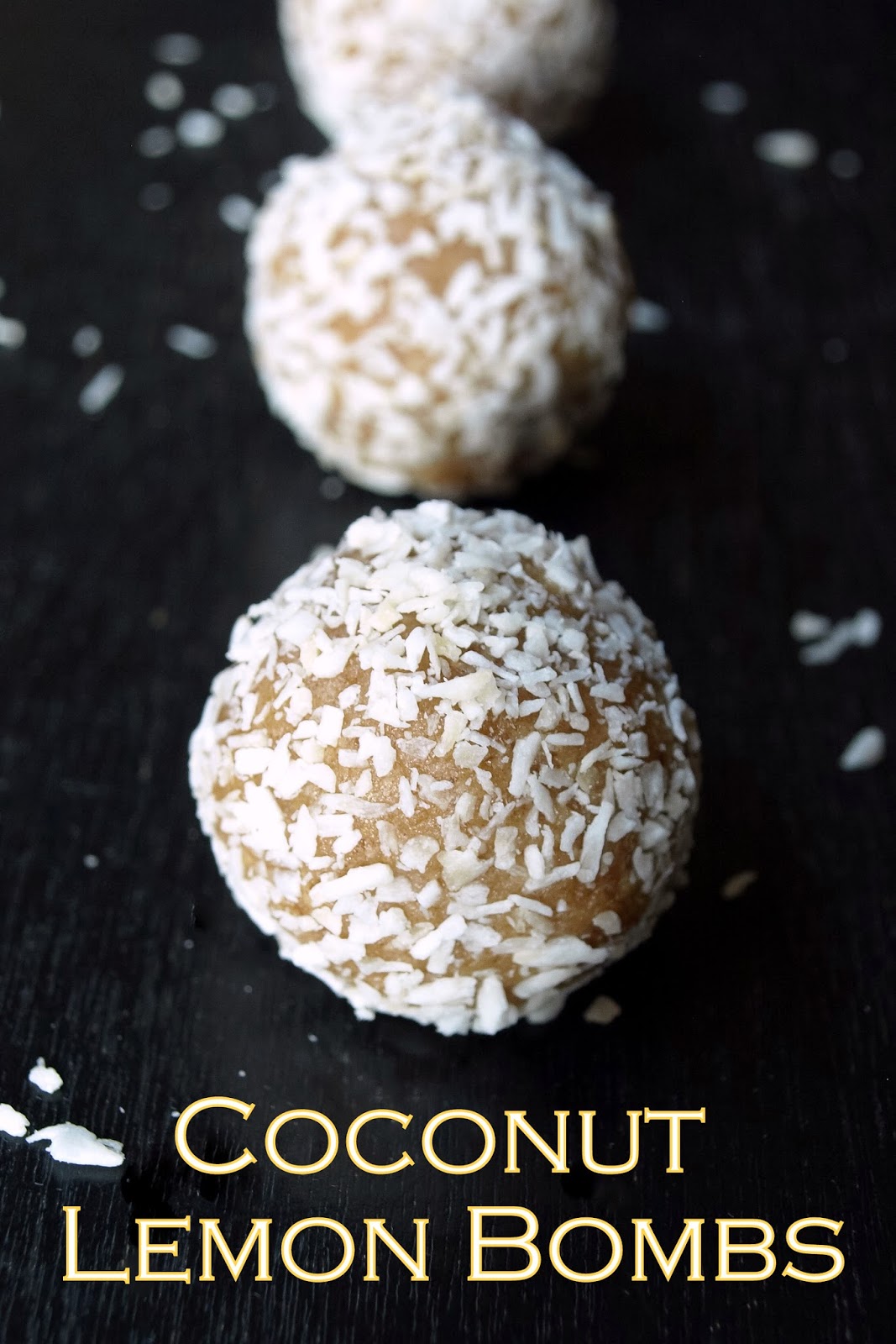 food and ice cream recipes: Coconut Lemon Bombs
