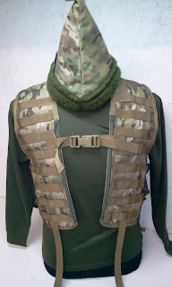 1157 TACTICAL: Molle Patrol Yoke with Zipped pockets