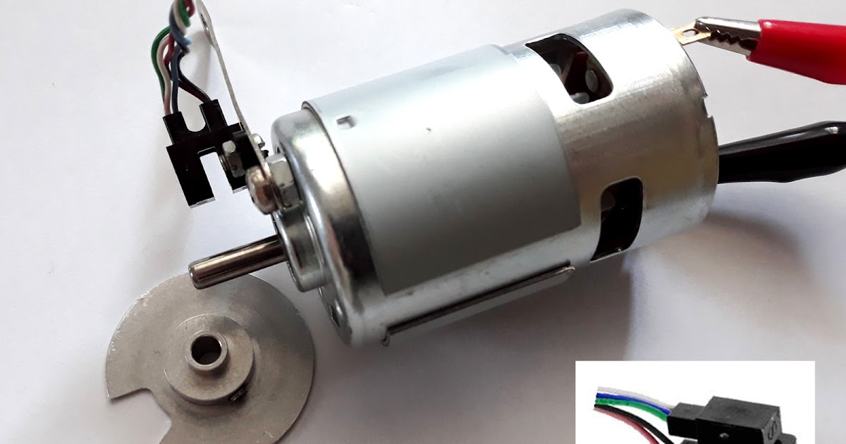 Measure RPM with Slotted Optical Switch · One Transistor