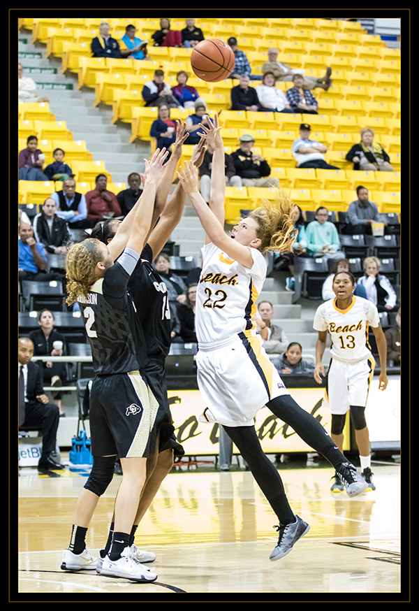 "Cayer's Sports Action Photography": CSULB Women's Basketball vs Colorado