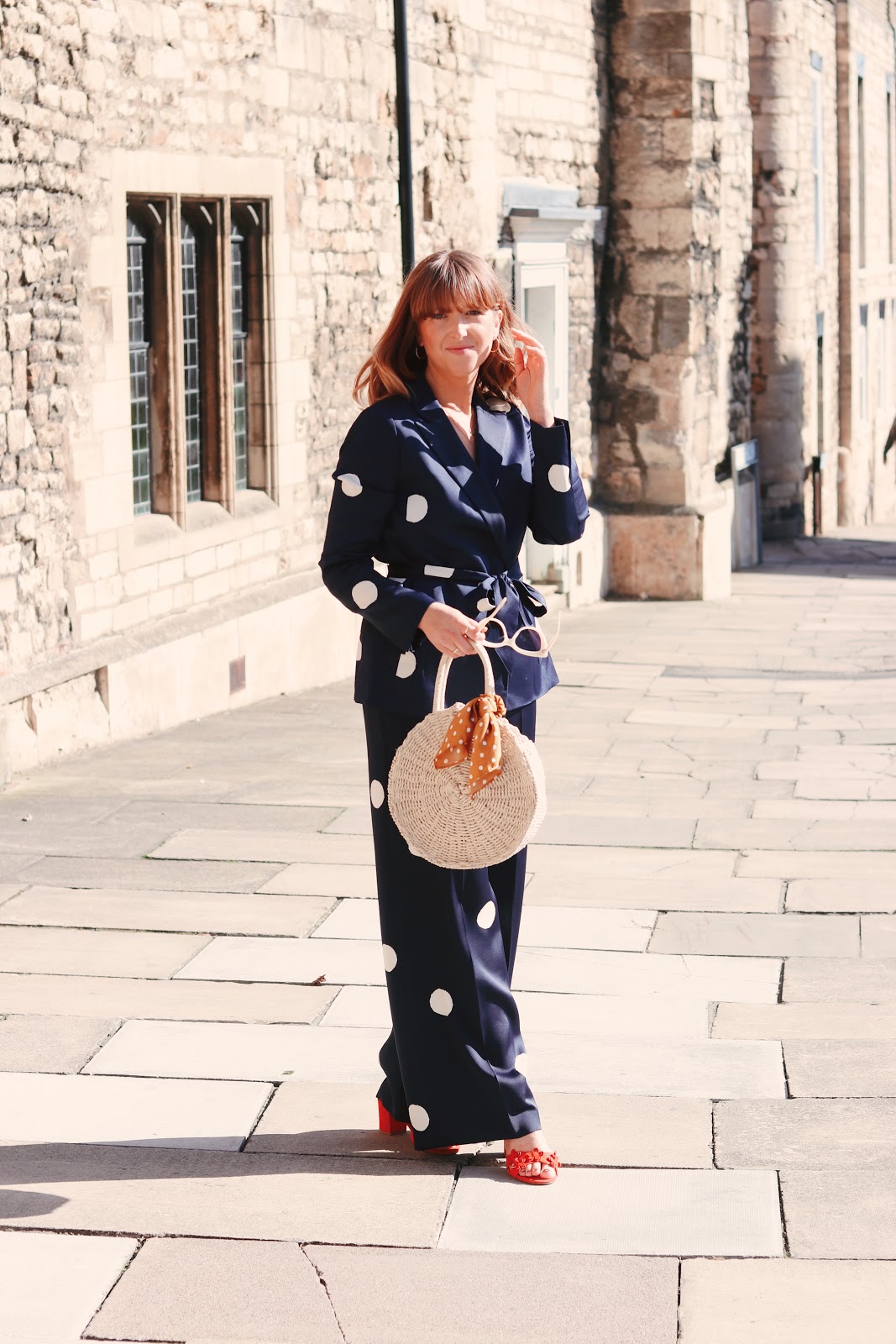 3 Ways To Wear A Spotted Suit {Gifted Products} | Brick Dust & Glitter