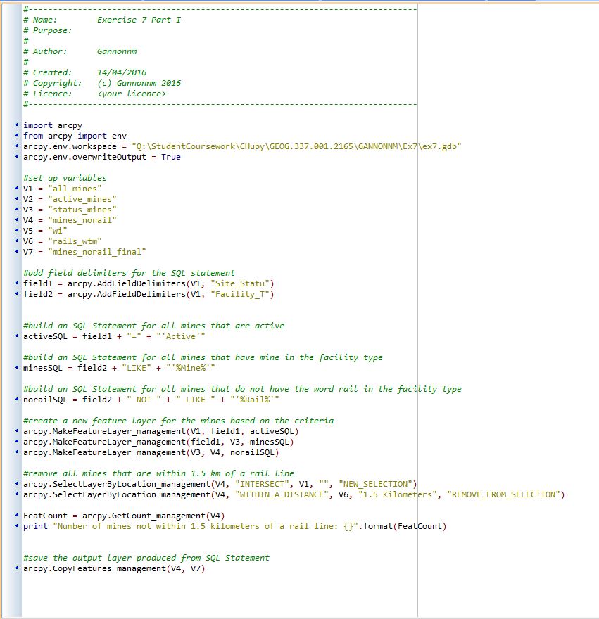 Geography 337: Network Analysis
