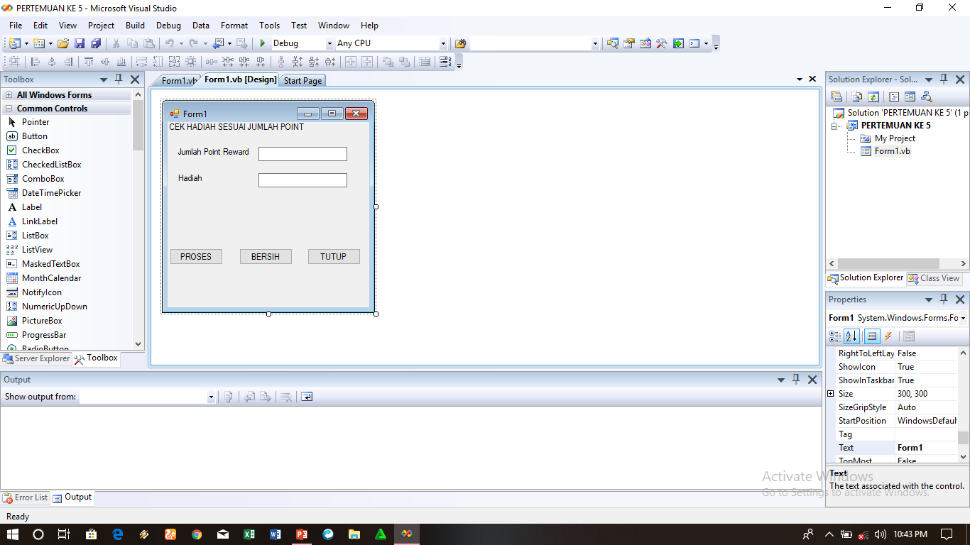 PERKENALAN DAN PERKEMBANGAN VISUAL BASIC 2008