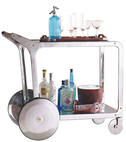belle maison: Chic Bar Carts = Cocktail Ready