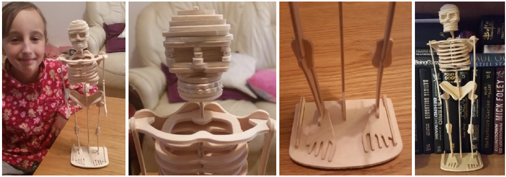 Life As Kim: Science 4 You 3D Wooden Puzzle - Skeleton - Review!!