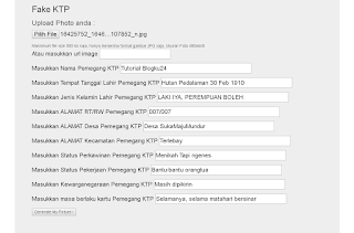 Cara Membuat Fake KTP - tes edit template
