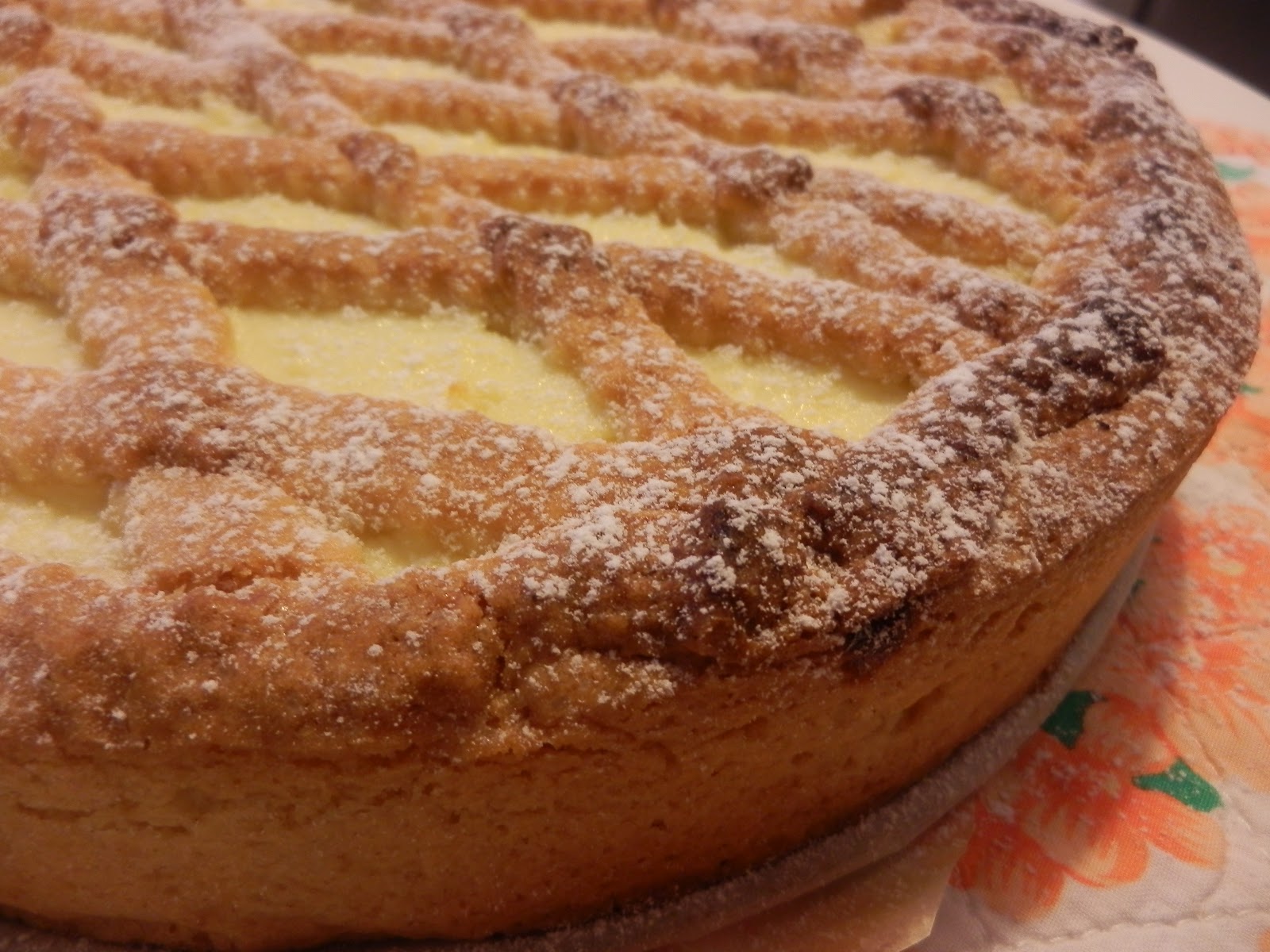 RICETTISSIMO: CROSTATA ALLA CREMA DI RICOTTA!